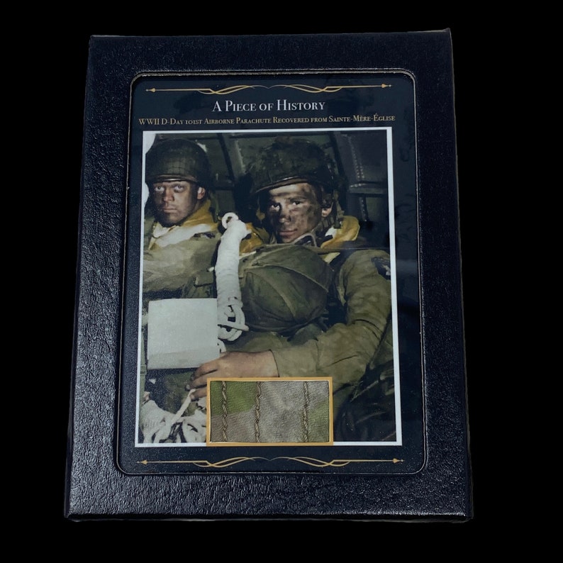 RARE WWII 1944 D-day AIRBORNE Drop Zone Sainte-mère-eglise Recovered ...