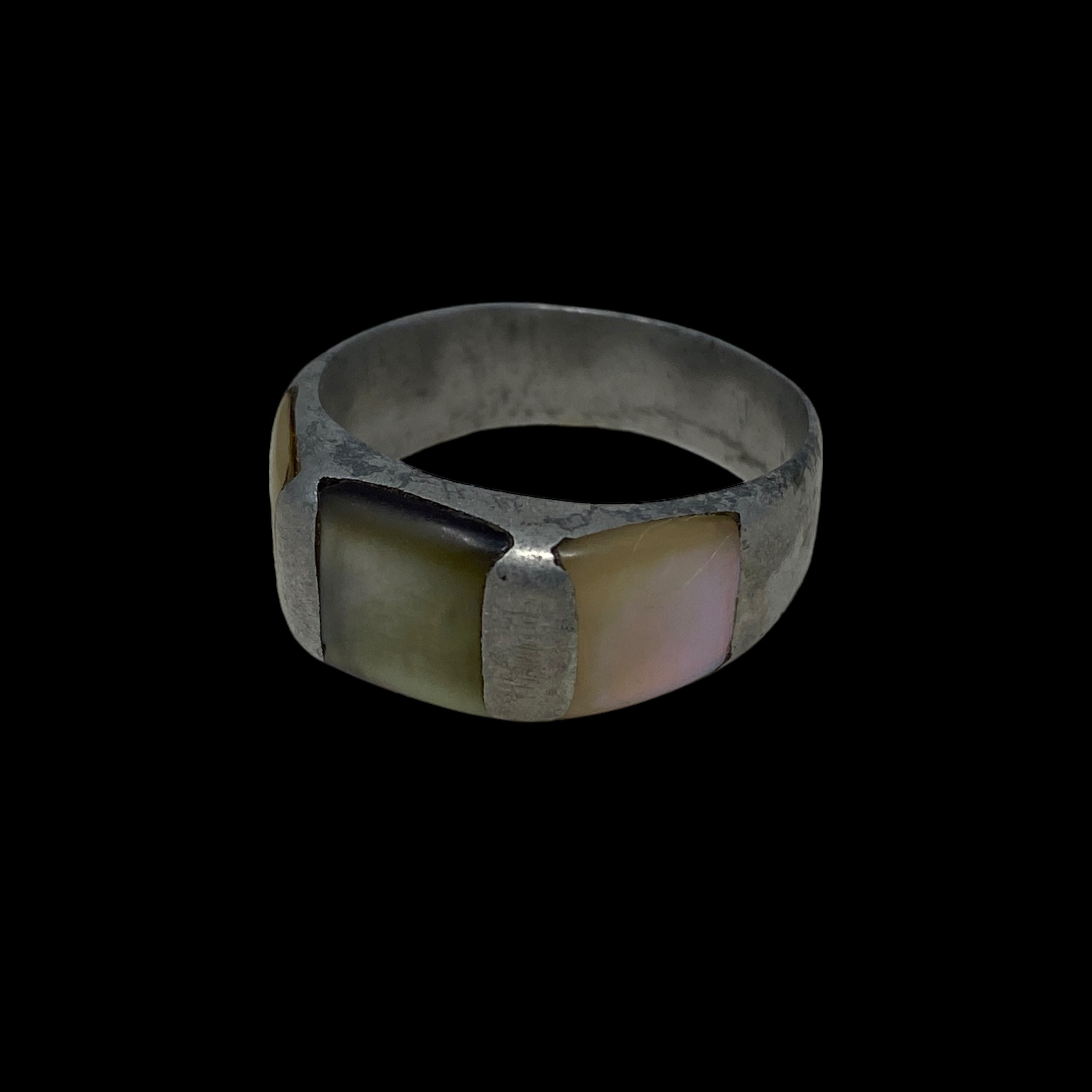 WWII USMC Theater Made Ring: Pacific Shell Inlay, Size 8.5 - Etsy
