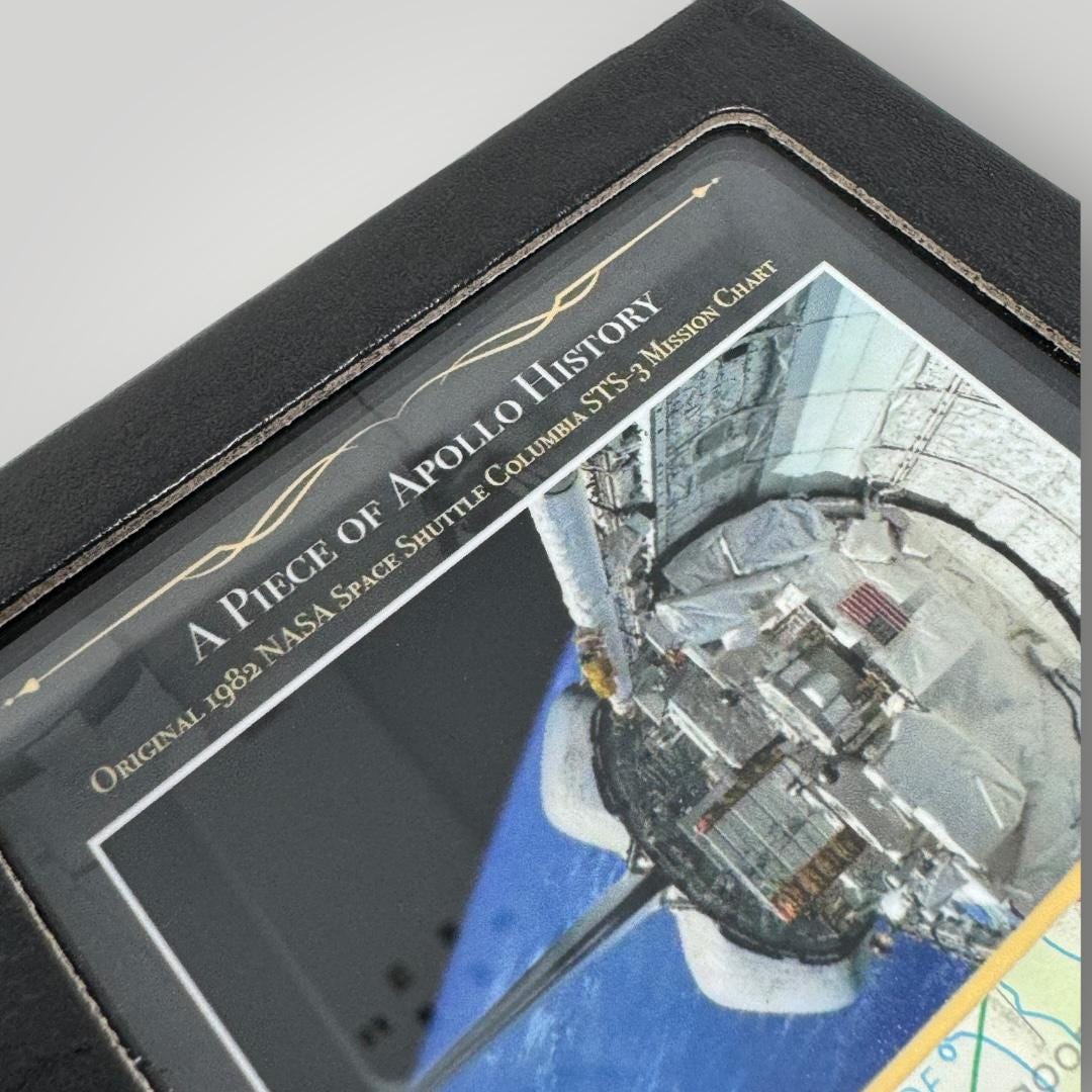 1982 Space Shuttle Columbia STS-3 Orbit Chart With COA - Etsy