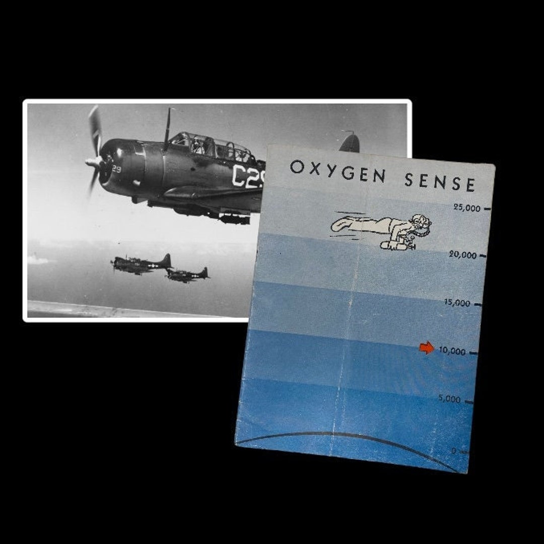 Original 1943 WWII U.S. Navy Aircraft oxygen Sense Vintage USN Aircraft ...