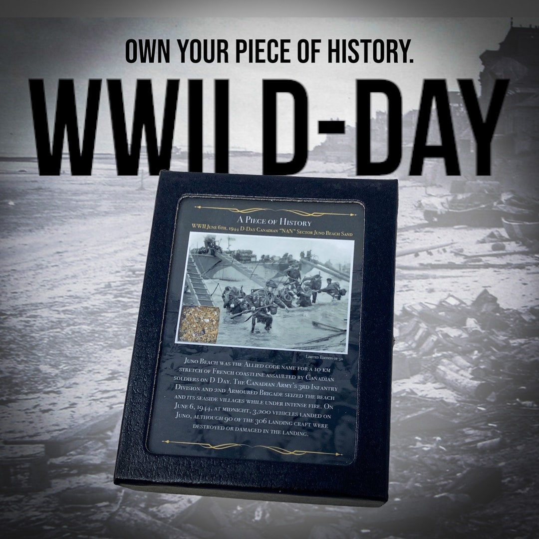 RARE WWII 1944 D-day Juno Beach June 6th, 1944 courseulles-sur-mer ...