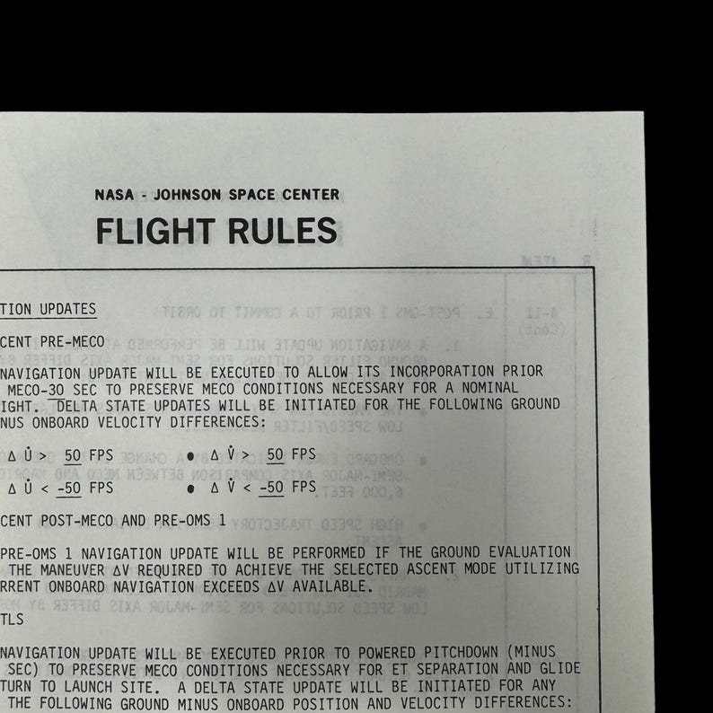 RARE Original 1981 Nasa's Space Shuttle Columbia STS-3 Mission ...