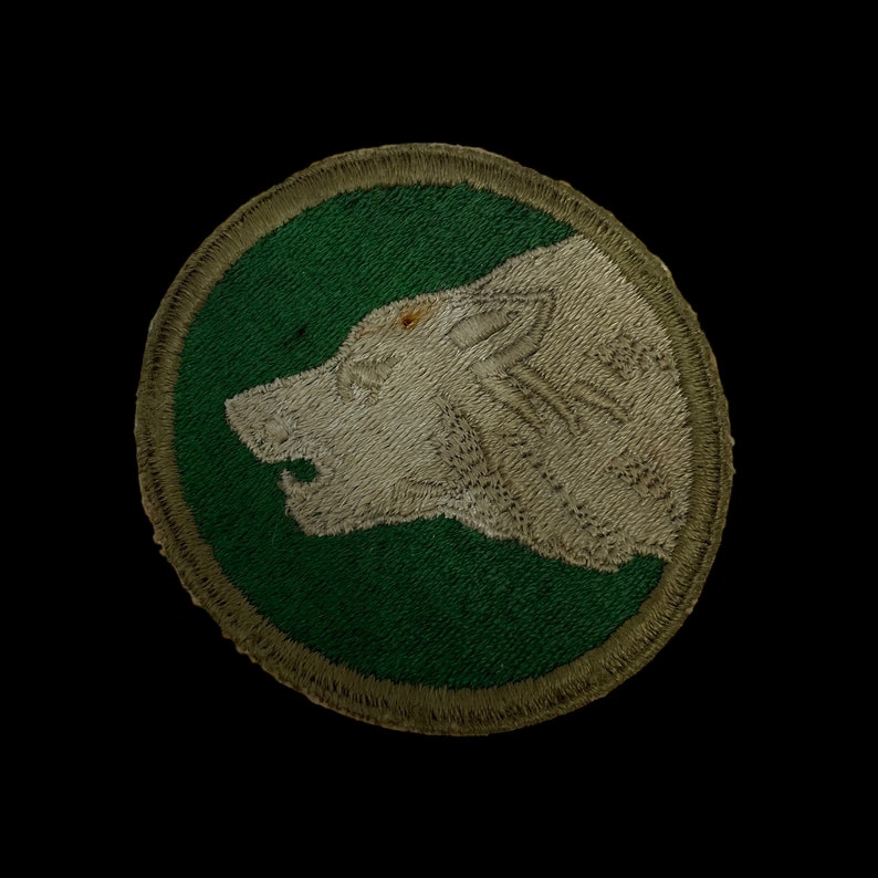 RARE Original WWII 104th Infantry Division timberwolves U.S. Army ...