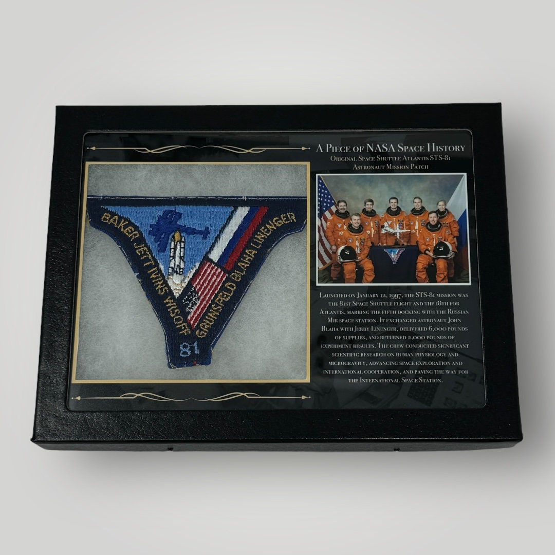 RARE! Original "sts-81" NASA 1996 Space Shuttle Atlantis Astronaut ...