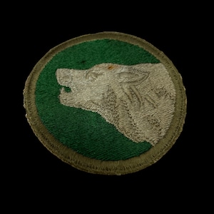 RARE Original WWII 104th Infantry Division timberwolves U.S. Army ...