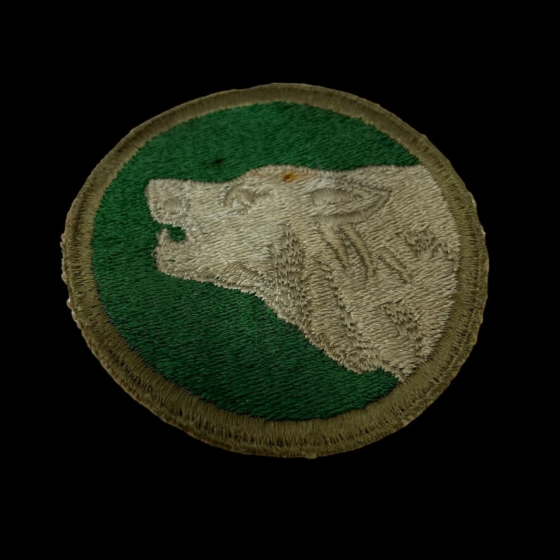 RARE Original WWII 104th Infantry Division timberwolves U.S. Army ...