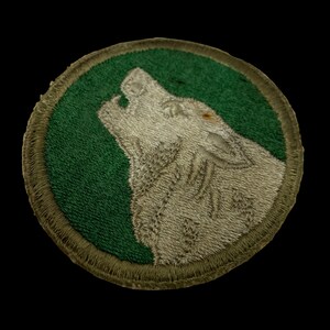 RARE Original WWII 104th Infantry Division timberwolves U.S. Army ...