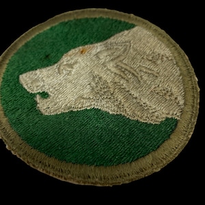RARE Original WWII 104th Infantry Division timberwolves U.S. Army ...