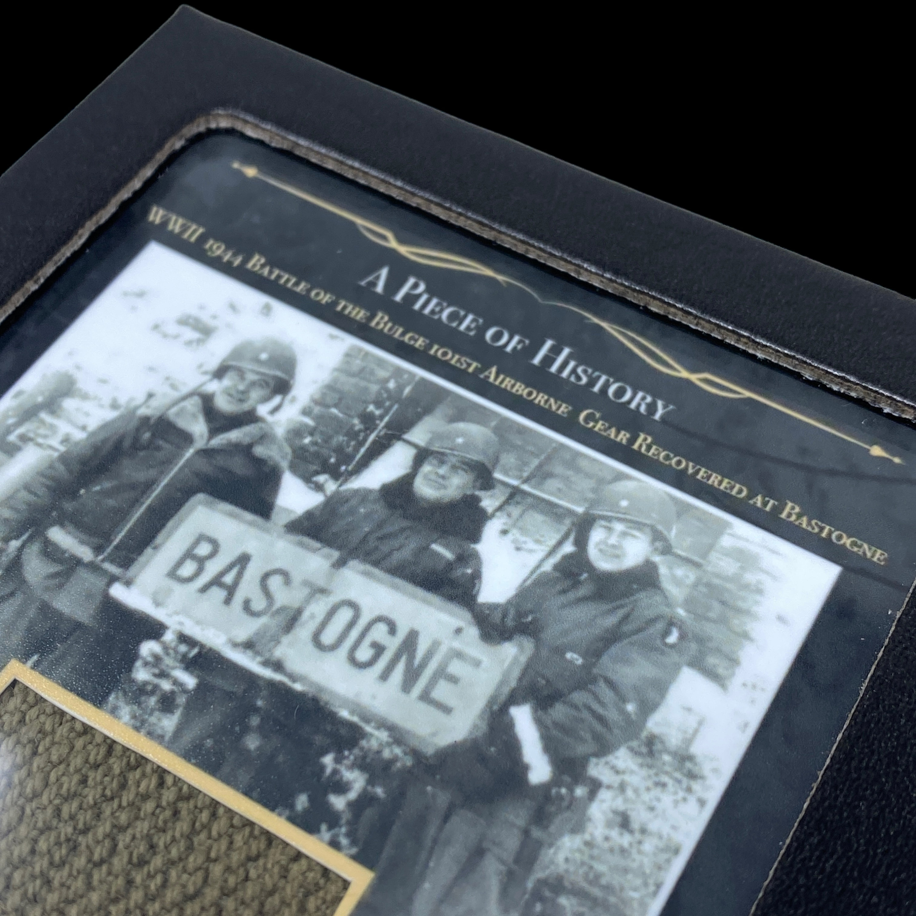 WWII Battle of Bulge Relic: 101st Airborne Gear Display Case (C.O.A) - Etsy