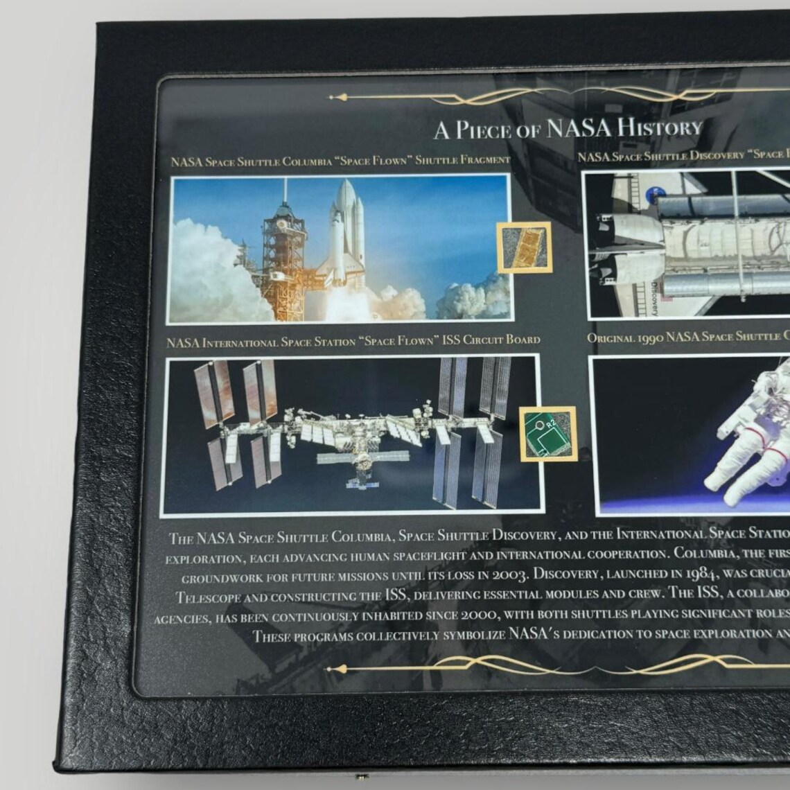 NASA Space Shuttle & ISS "piece of History" Display Case With COA - Etsy