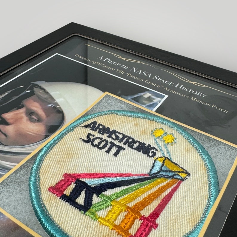 RARE Original 1966 Gemini VIII Astronaut Mission Control Patch ...