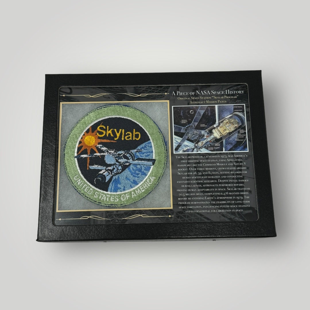 RARE! Original Space Station NASA "skylab Program" Astronaut Mission Control Patch Gift History ...