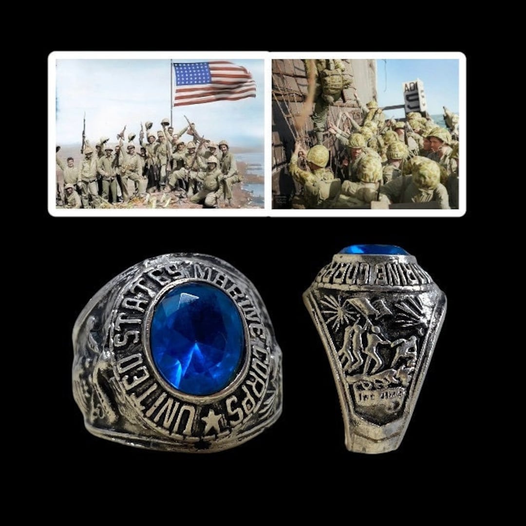 RARE Original WWII USMC Iwo Jima flag Raising Operation Detachment ...