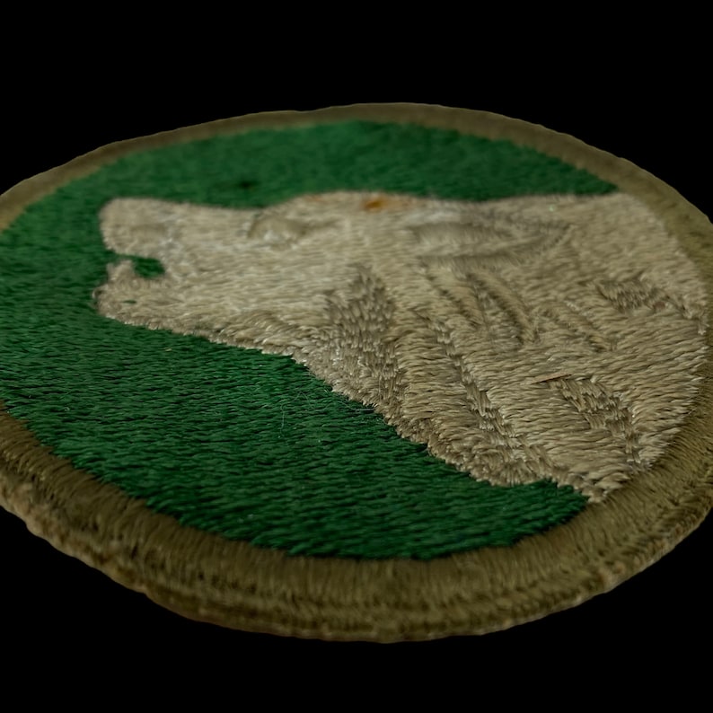 RARE Original WWII 104th Infantry Division timberwolves U.S. Army ...