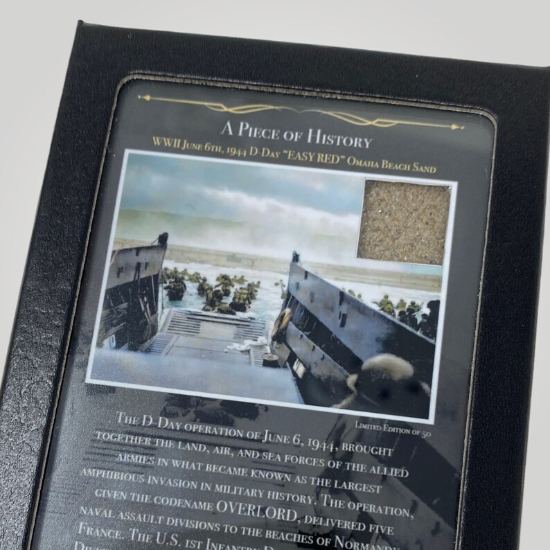 RARE WWII 1944 D-day Omaha Beach easy Red Sector June 6th, 1944 ...