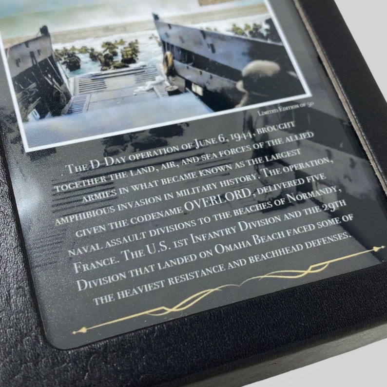 RARE WWII 1944 D-day Omaha Beach easy Red Sector June 6th, 1944 ...