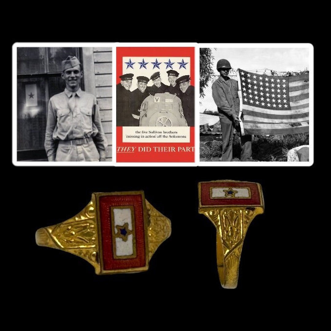 RARE Original 1941-1945 WWII United States Homefront blue Star Man-in ...