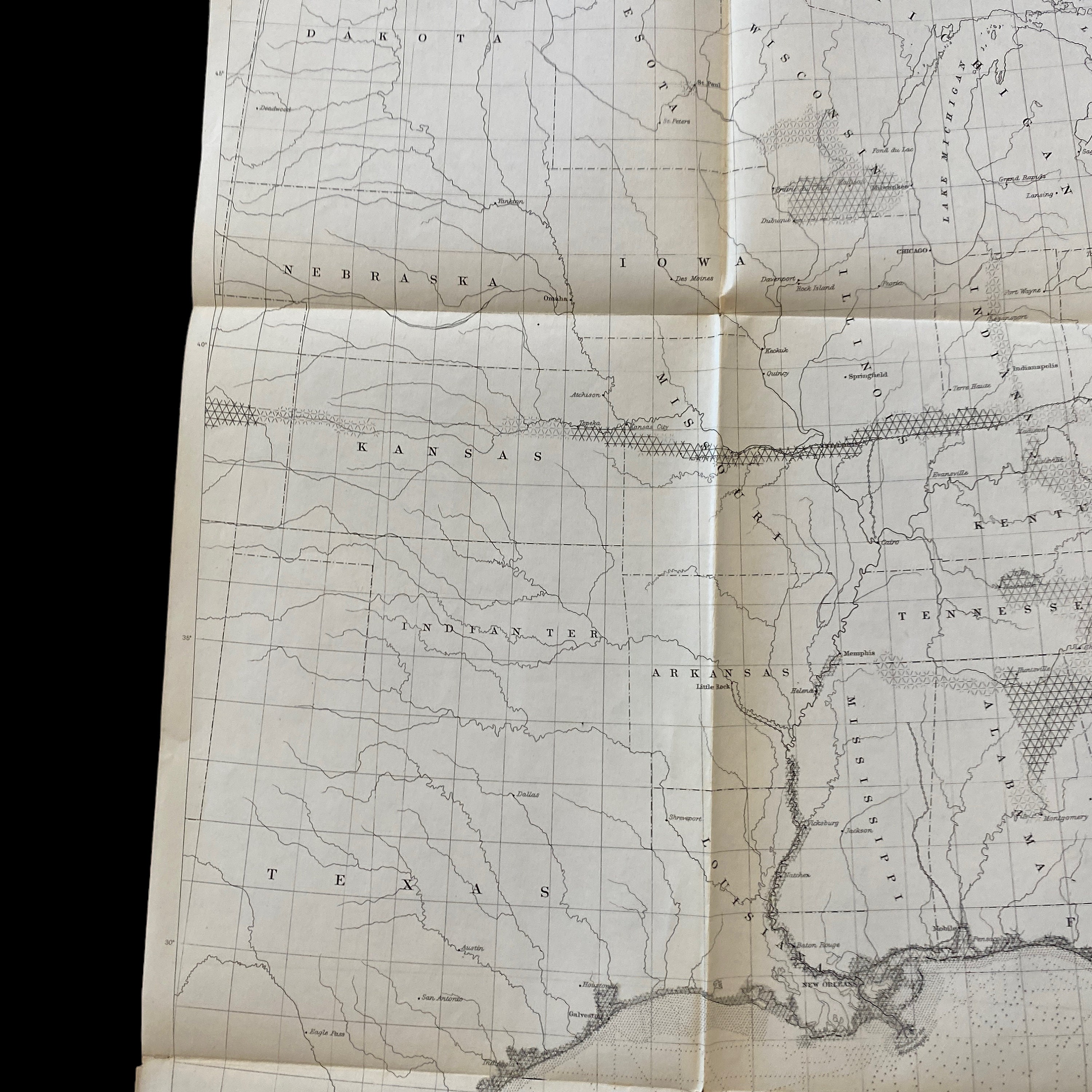 Original 1888 United States of America President Cleveland 38 Star ...