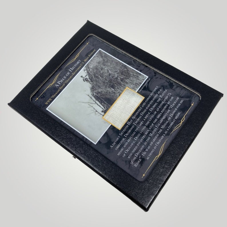 WWII Medic Bandage Relic: Hacksaw Ridge, Desmond Doss (C.O.A. Included ...