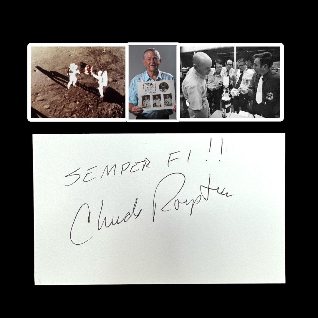 RARE! Original Apollo 11 Senior Engineer & Mission Control Chuck ...