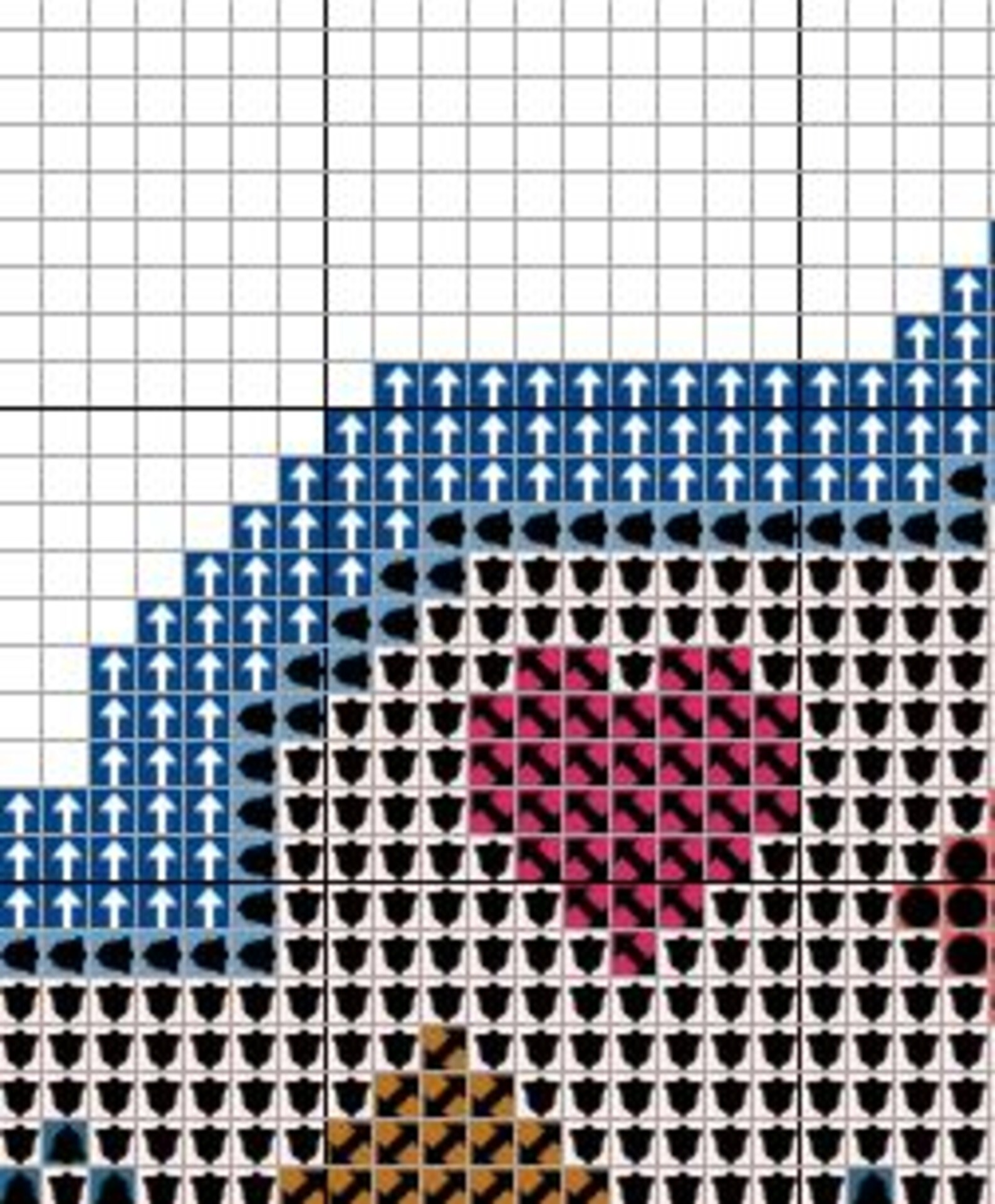 Letter B Cross Stitch Pattern | Beginner Alphabet (PDF Pattern) - Etsy