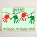 Christmas Gnome Handprint Craft Print, Gnome Footprint Craft, Christmas ...