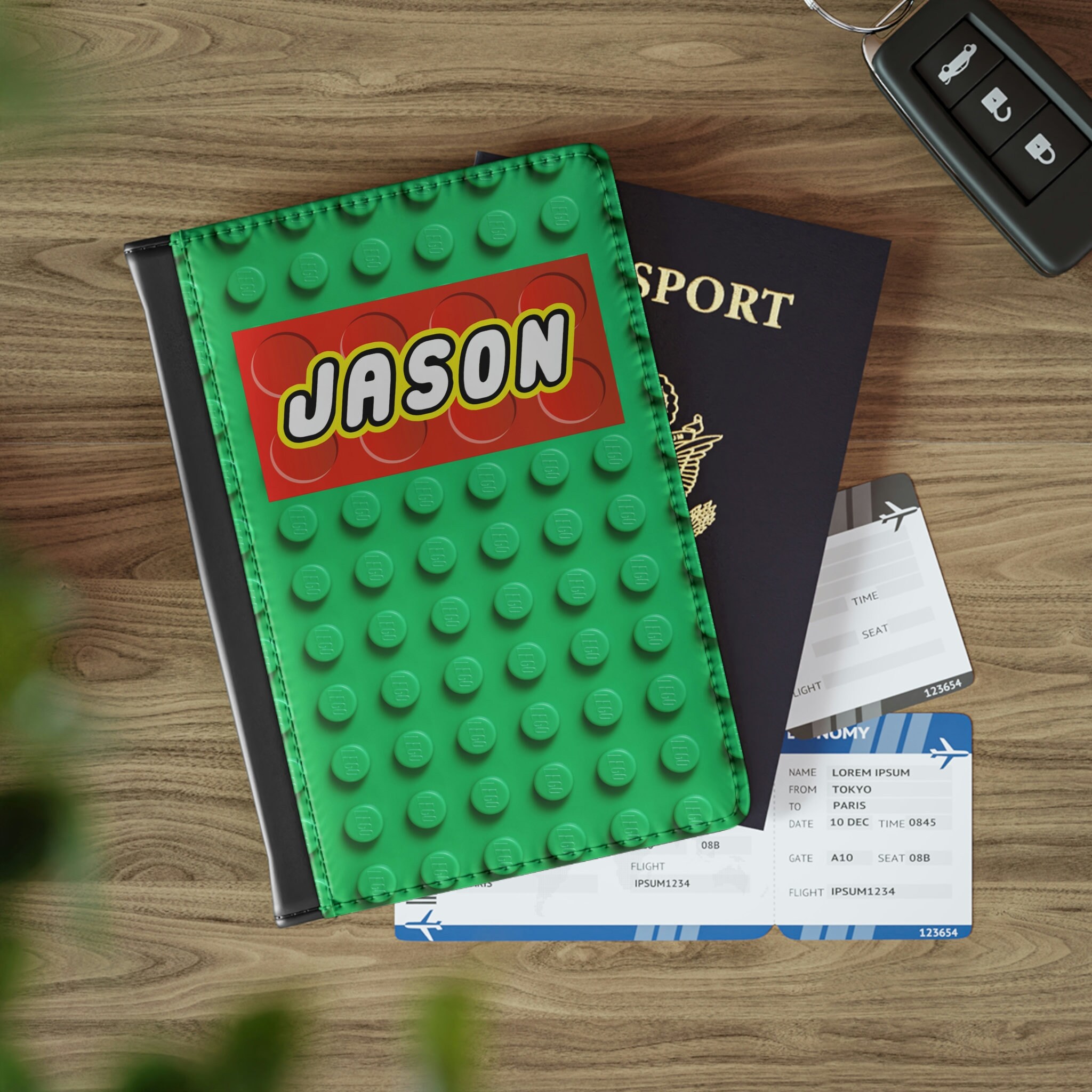 Custom Passport Holder Personalized Passport Cover Lego - Etsy