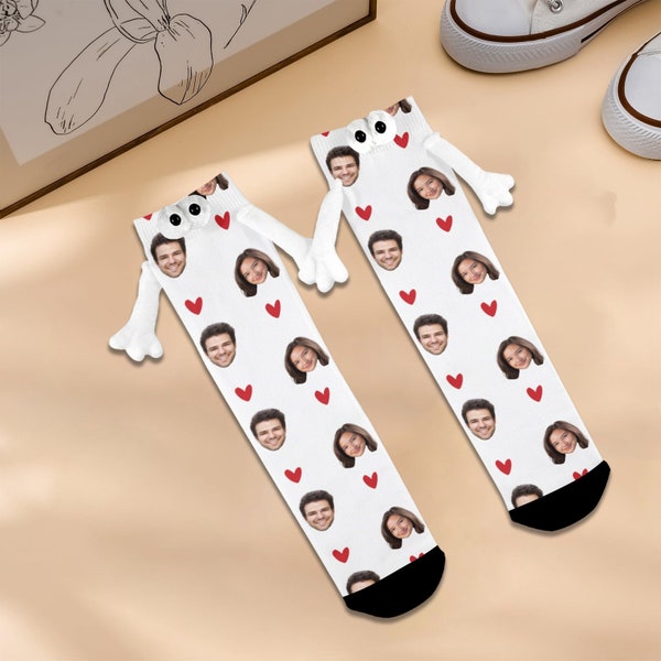 Custom Holding Hands Socks - Etsy