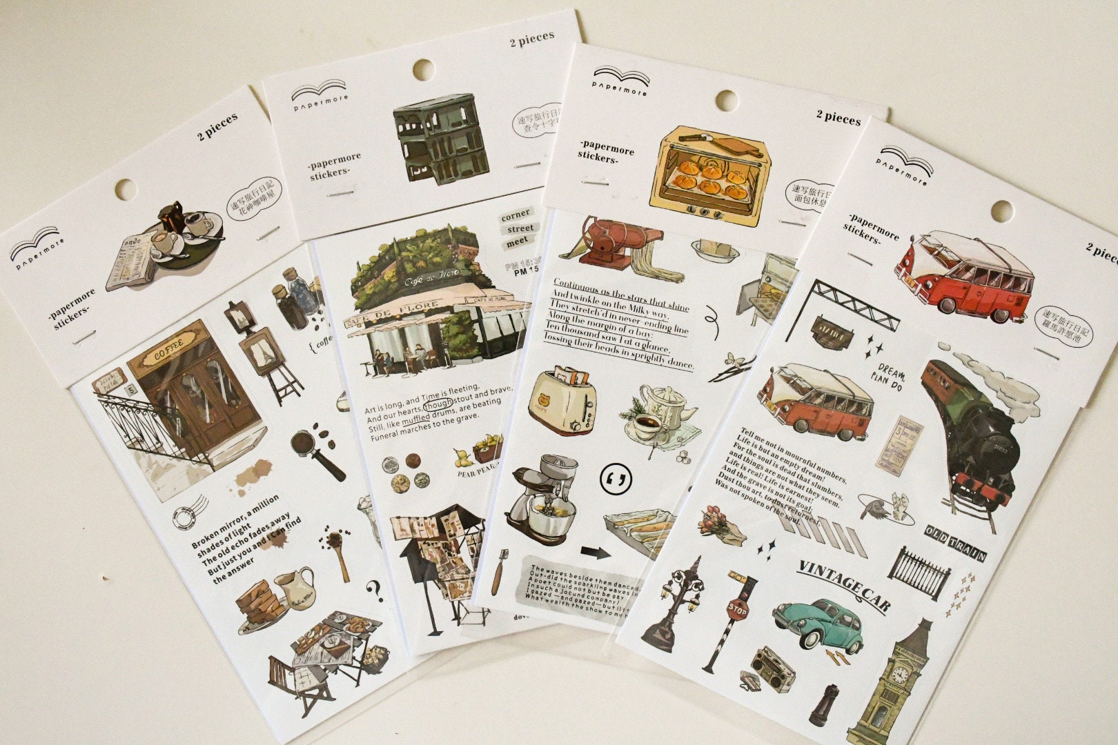 Papermore Travel Diary Collection Journal Stickers 8 ...