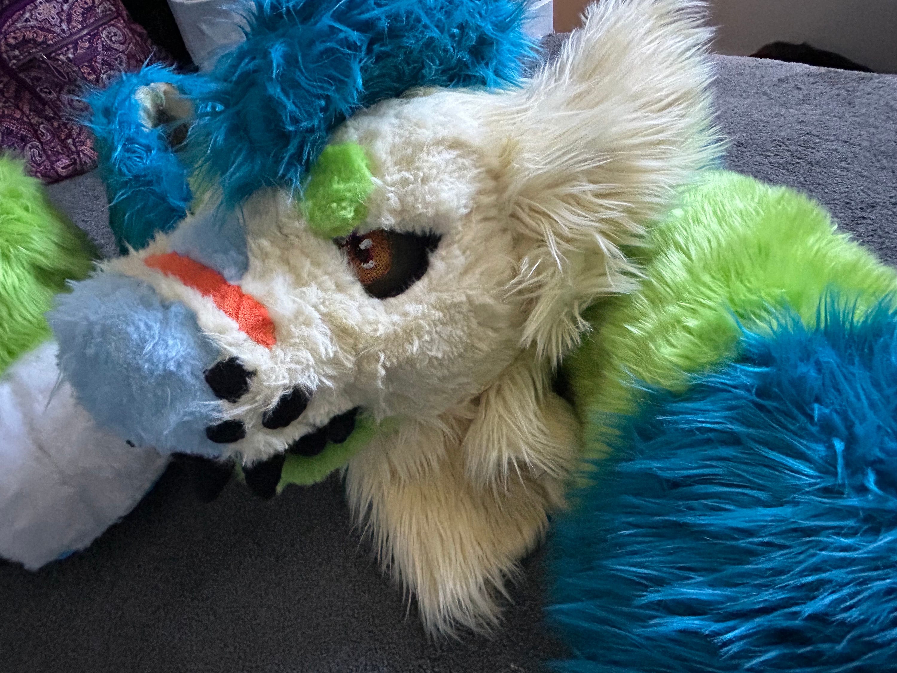 Dragon Partial Fursuit MQ-HQ Colorful & Cute - Etsy