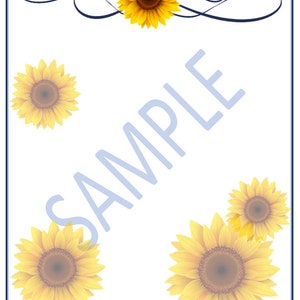 Sunflower Recipe Book Bundle-template-full Sheets-8.5x11-instant PDF ...