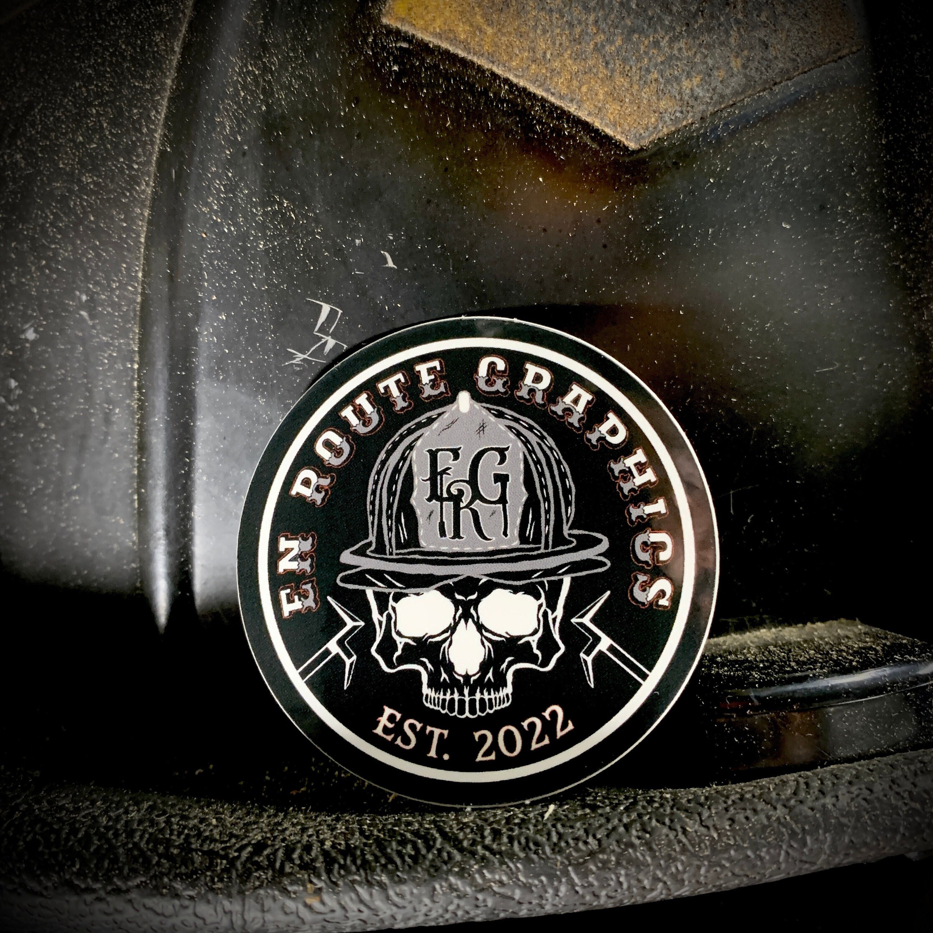 En Route Graphics Firefighter Sticker - Etsy