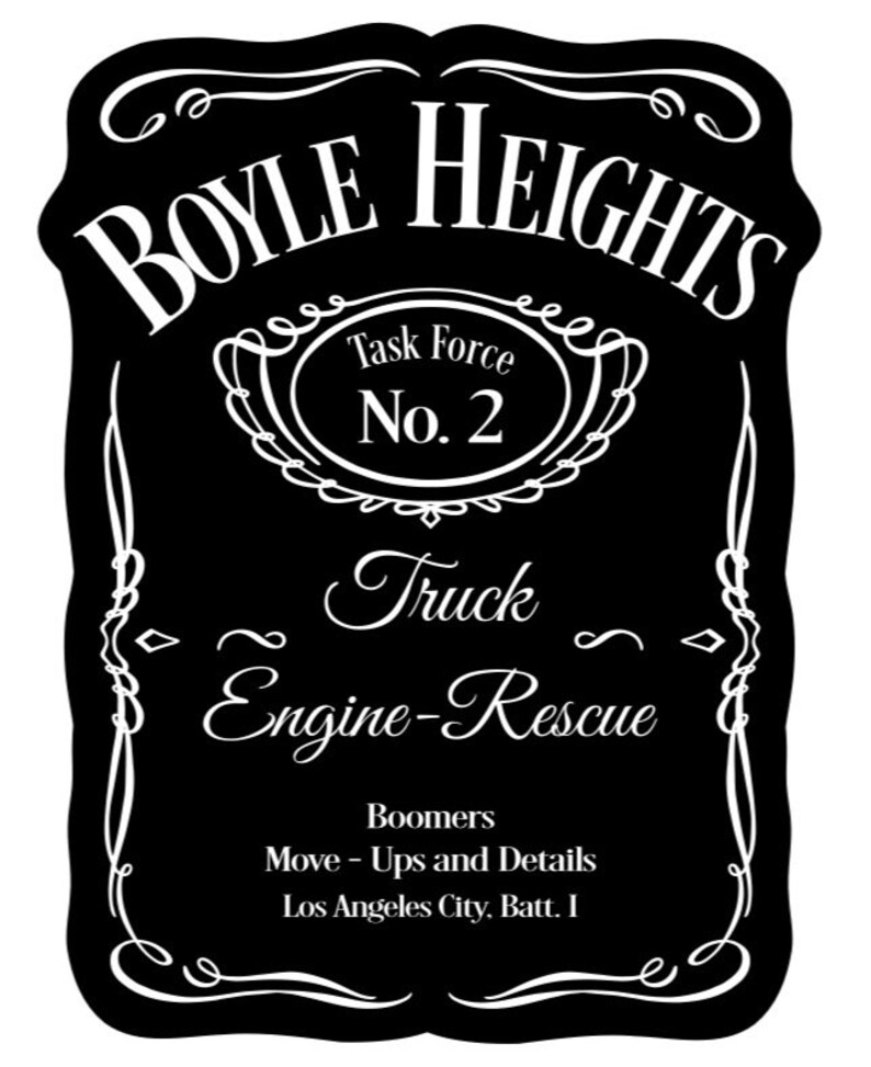 JD Fire Department Stickers - Etsy