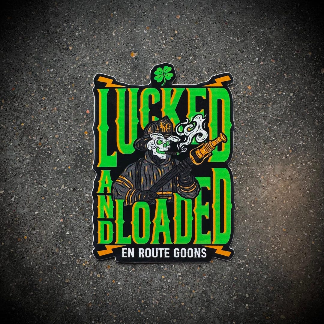 Lucked and Loaded Sticker - Etsy