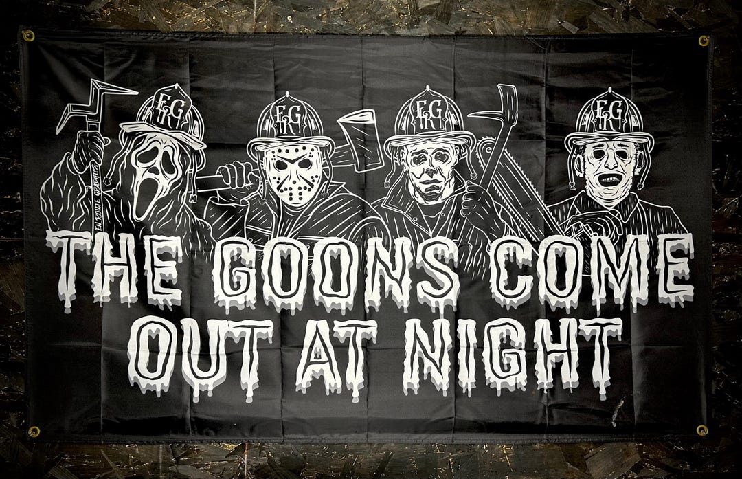The Goons Come Out at Night Flag 3x5 - Etsy