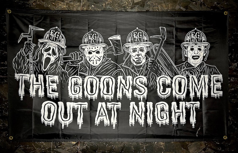 The Goons Come Out at Night Flag 3x5 - Etsy
