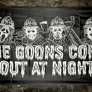 Flag 3x5 the Goons Come Out at Night - Etsy