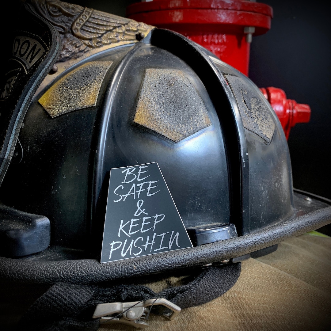 Burnt Leather Fire Helmets