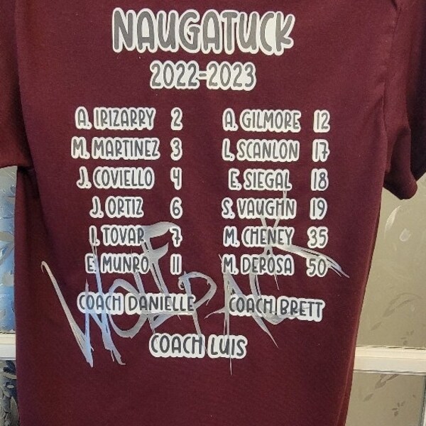 Team Roster Shirts - Etsy