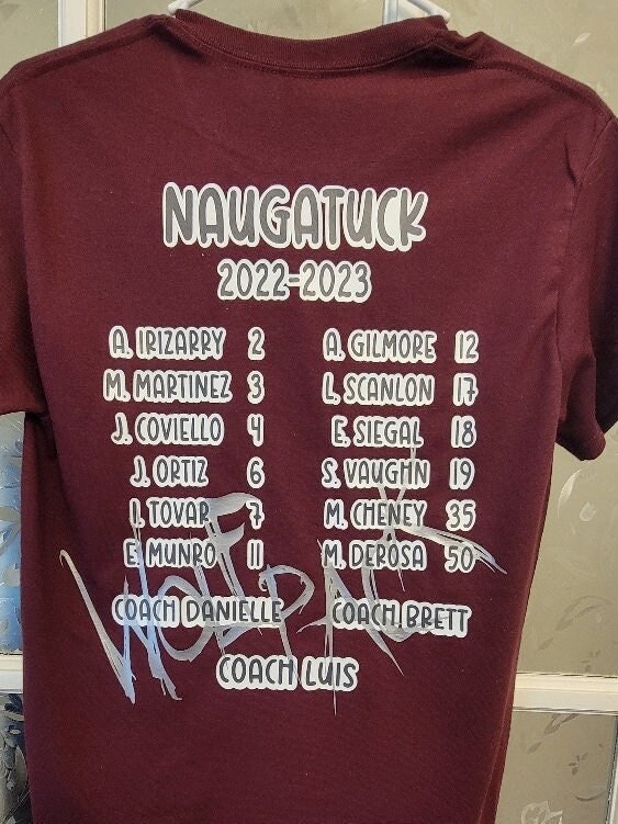 Soccer Team Name and Roster Shirt - Etsy