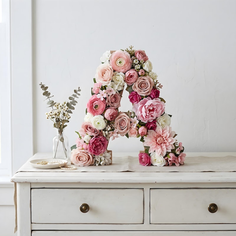 Flowered Letters - Etsy UK