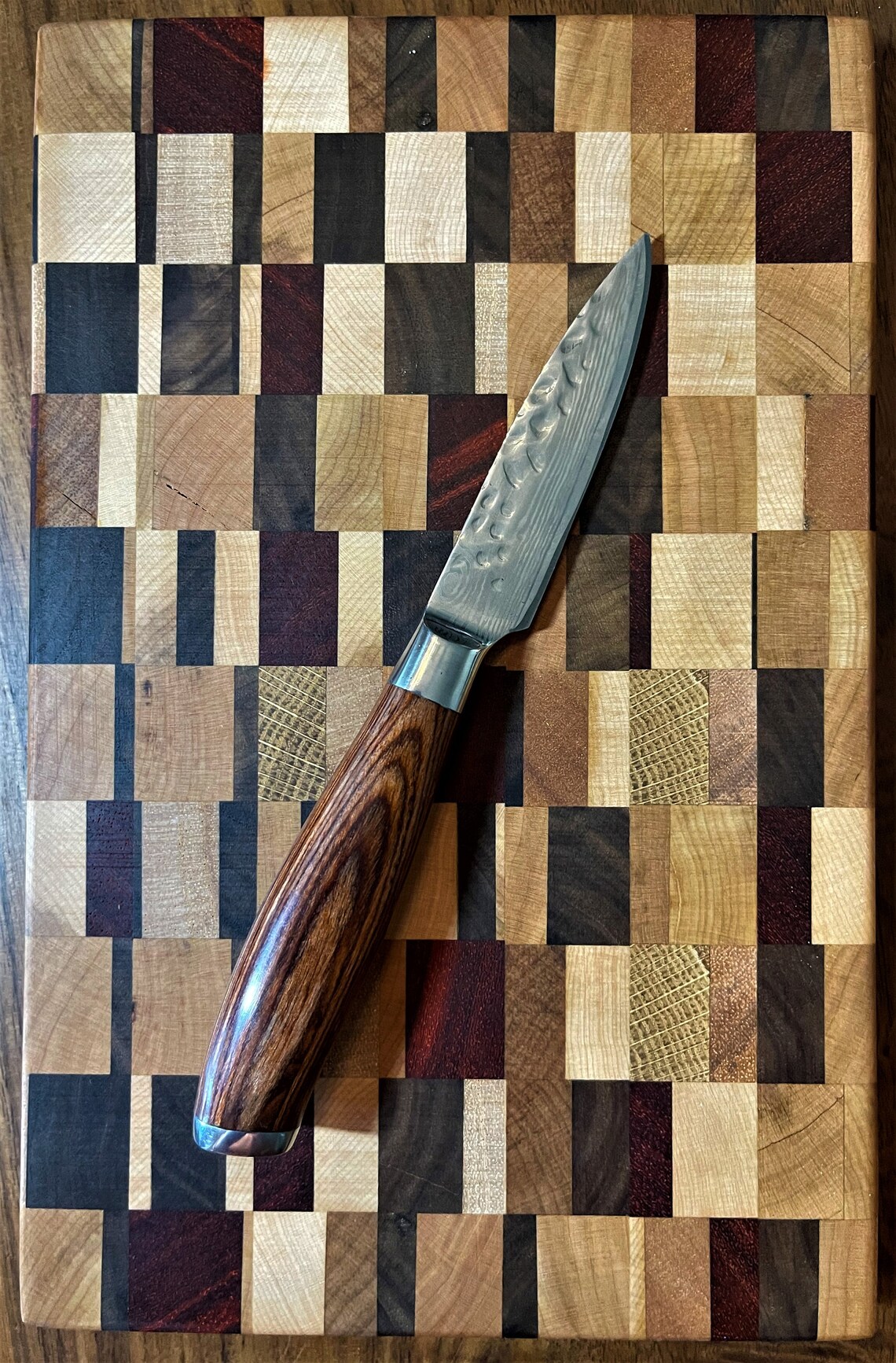 Cheese Board | Handcrafted End Grain | Walnut | Maple | White Oak ...