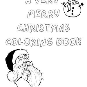 Christmas Coloring Pages (printable 20 Pages) - Etsy