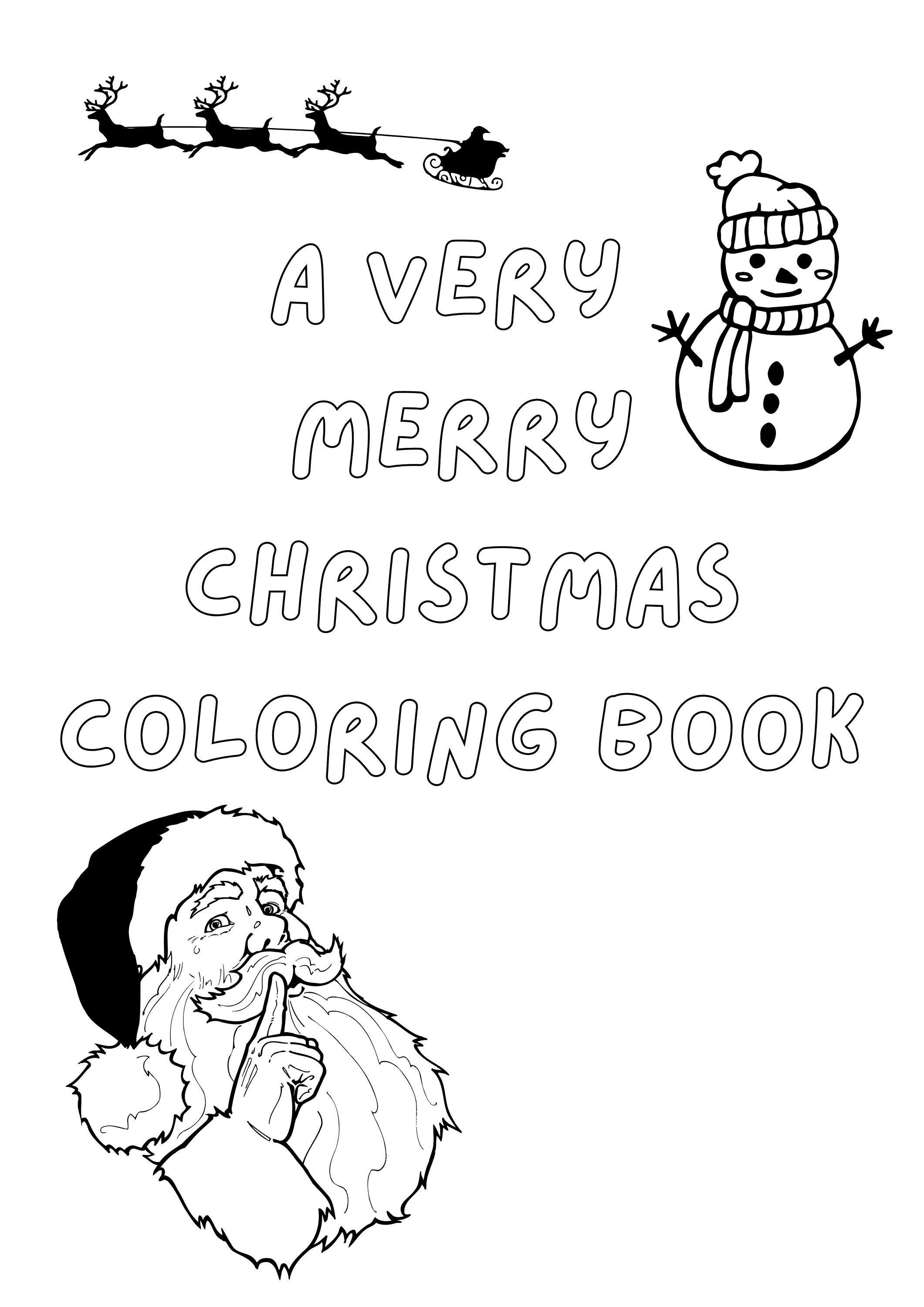 Christmas Coloring Pages (printable 20 Pages) - Etsy