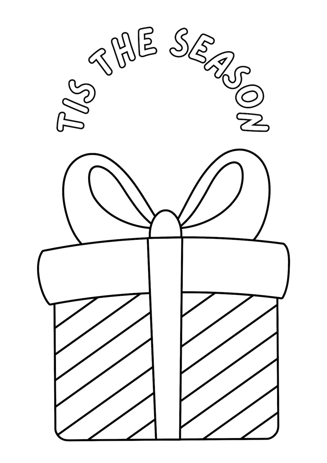 Christmas Coloring Pages (printable 20 Pages) - Etsy