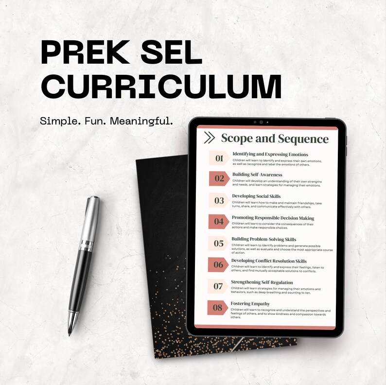 Social Emotional Learning (SEL) Curriculum Pre-k/kindergarten Lesson ...