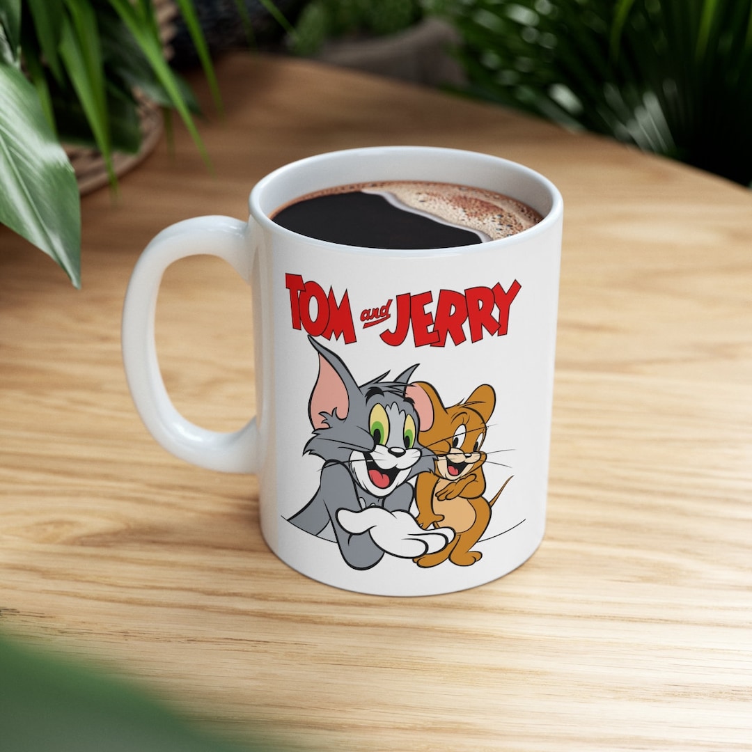 Tom and Jerry Mug Tom and Jerry Coffee Cup Cartoon Mug - Etsy