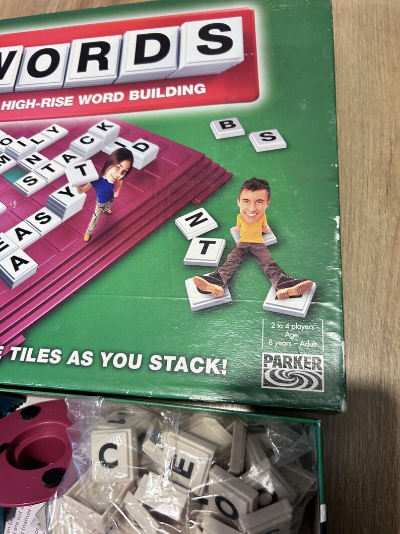 Upwards Boardgame Game Letter Word Building Parker Vintage Retro - Etsy