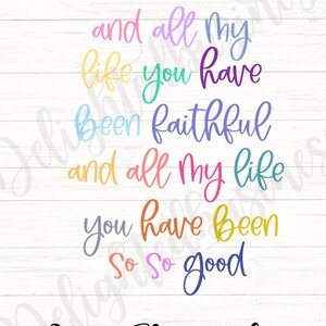 And All My Life Png File, Christian Png File, Png File Download ...
