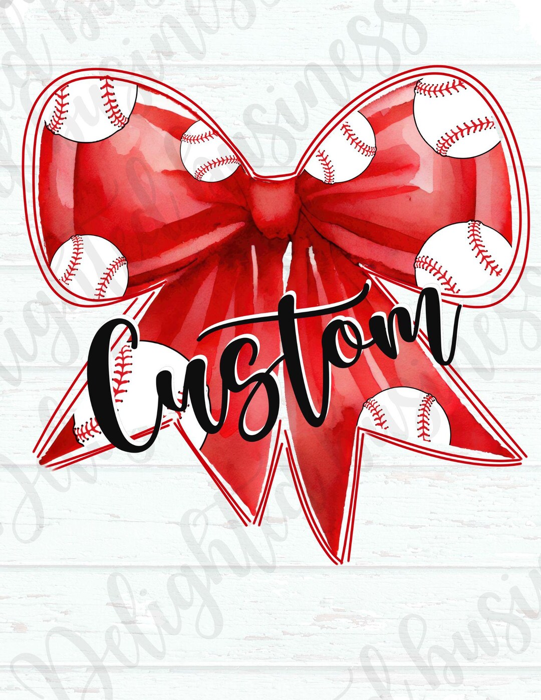 Coquette Bow Baseball Png File, Baseball Png File, Png File Download ...